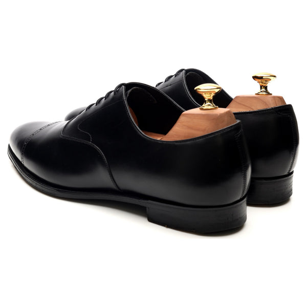 'Midford' Black Leather Oxford UK 10 D - Abbot's Shoes