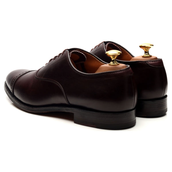 '905' Burgundy Leather Oxford UK 7.5 US 8 D - Abbot's Shoes