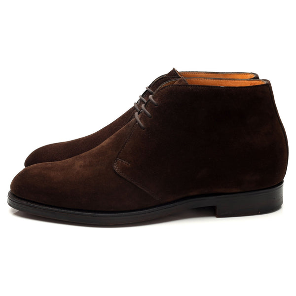Sir Wilson Dark Brown Suede Chukka Boots UK 6 F - Abbot's Shoes