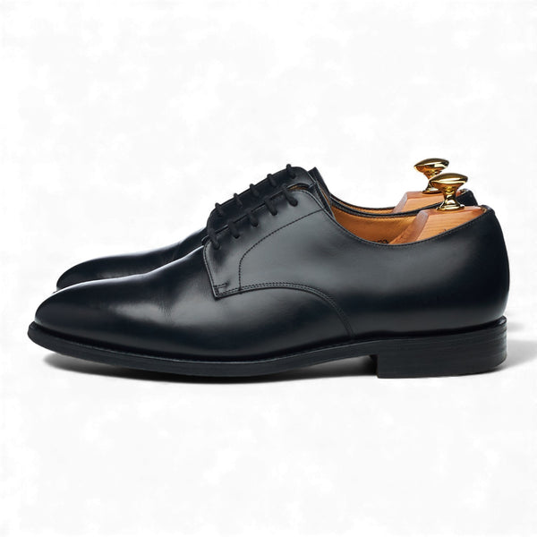 'Clyde' Black Leather Derby UK 6.5 G - Abbot's Shoes
