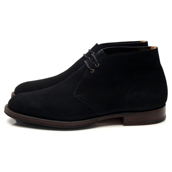 'Sahara' Navy Blue Suede Chukka Boots UK 7.5 F - Abbot's Shoes