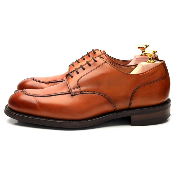 'Chiswick' Tan Brown Leather Split Toe Derby UK 7 F - Abbot's Shoes