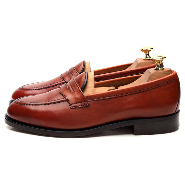 'Chartwell' Tan Brown Leather Loafers UK 6.5 EX - Abbot's Shoes