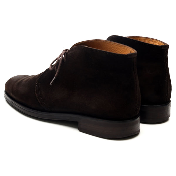 'Augusta' Dark Brown Suede Chukka Boots UK 10 - Abbot's Shoes