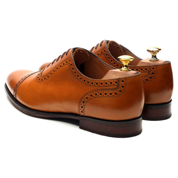 1880 Export Grade 'Trinity' Tan Brown Leather Oxford Brogues UK 8.5 F ...