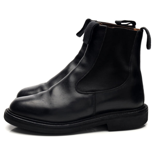 Women's 'Paula' Black Leather Chelsea Boots UK 4 - Abbot's Shoes